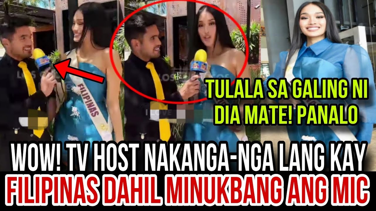 CONGRATS Dia Mate Hinangaan ng TV Host sa Galing nitong Sumagot! Reina hispanoamericana 2025 ...