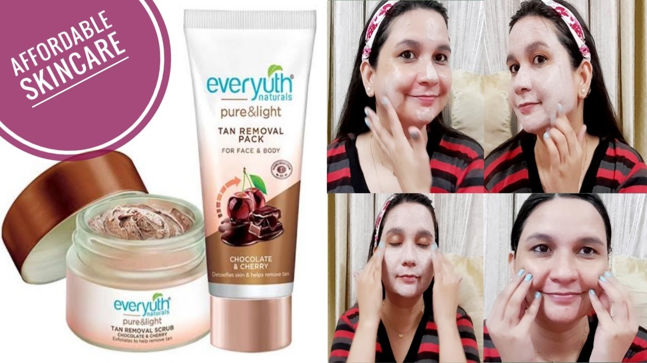 *NEW* Everyuth Chocolate and cherry Tan Removal Scrub and Tan Removal ...