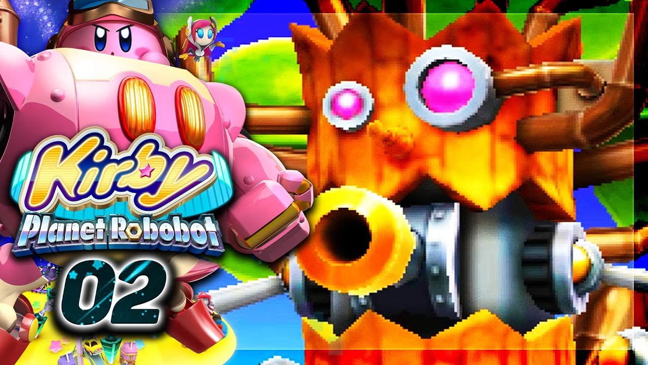 KIRBY PLANET ROBO BOT EP 2 WORLD 1 COMPLETE! - YouTube