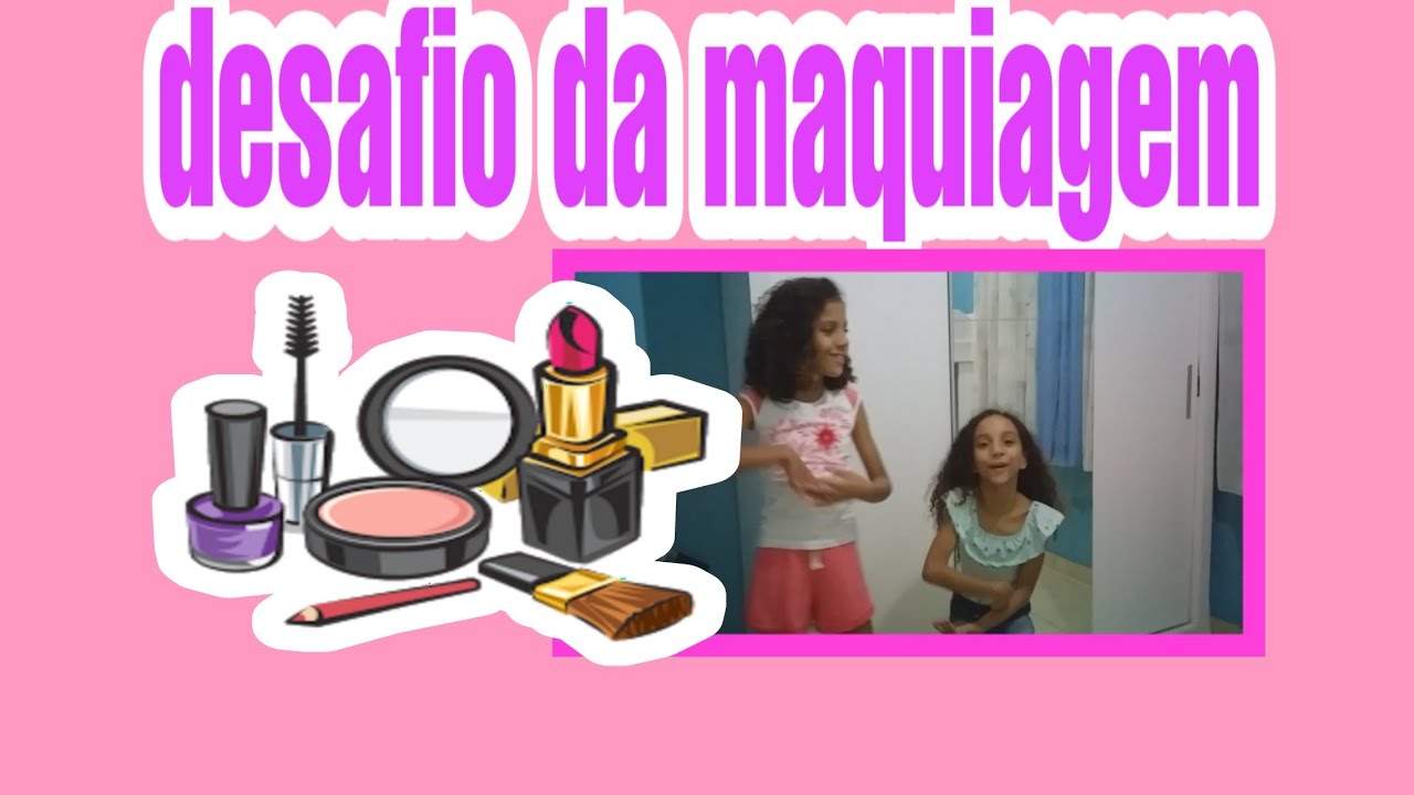 Desafio de maquiagem com tres itens - YouTube