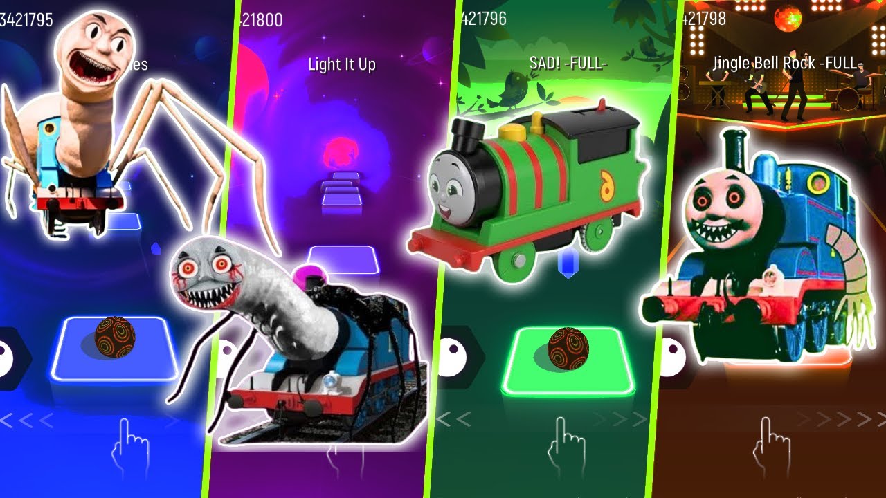 Spider Thomas Mix 🆚 Spider Thomas Train 🆚 Green Thomas 🆚 Tomas The ...