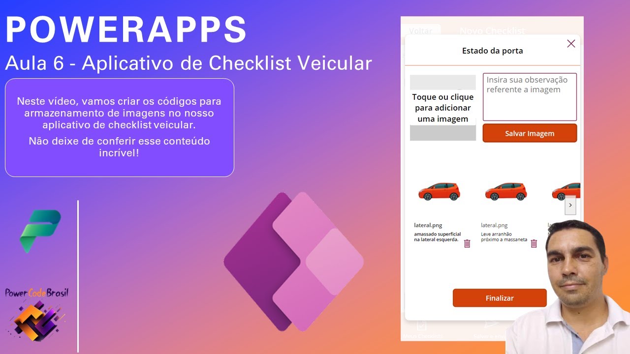 [Power Apps] Aula 6 - Aplicativo de Checklist Veicular - YouTube
