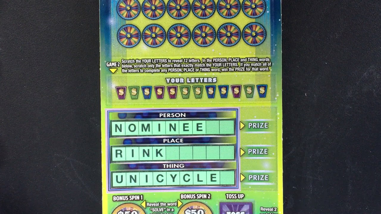$10 Wheel of Fortune Scratch off Texas Lottery - YouTube