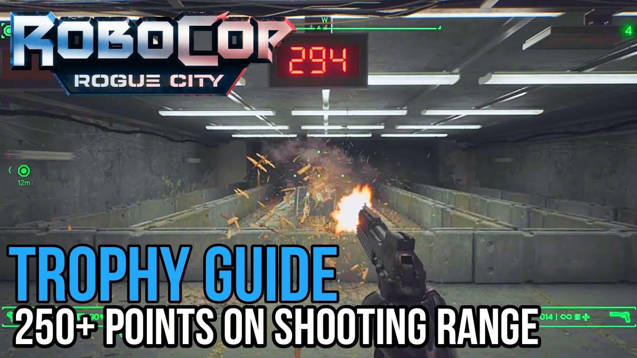 Robocop: Rogue City - 250+ Points Shooting Range | Supercop Trophy ...