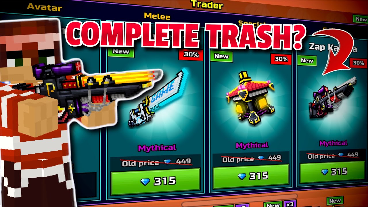 Is this TRADERS VAN even GOOD?! Pixel Gun 3D Trader’s Van review - YouTube