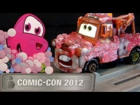 Cars 2 Mater in Japanese Bathroom Stall Comic-Con SDCC 2012 Chuki Anime ...