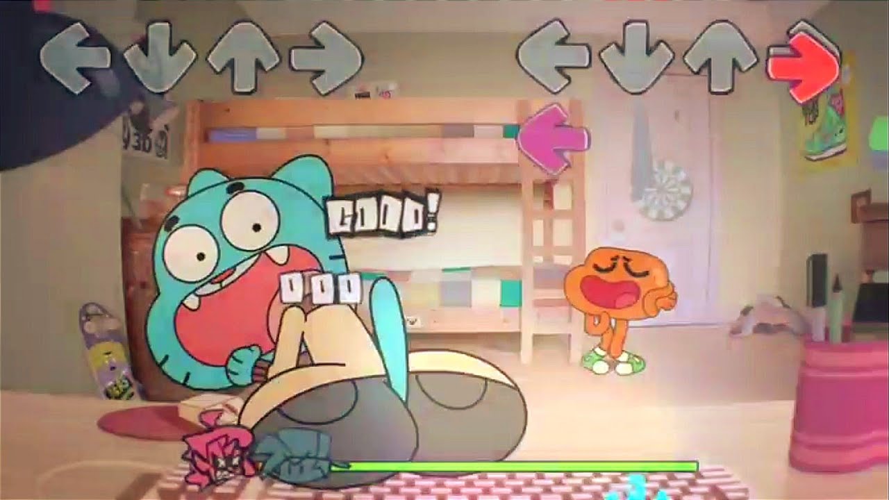 Gumball vs Darwin in Friday Night Funkin fnf - YouTube