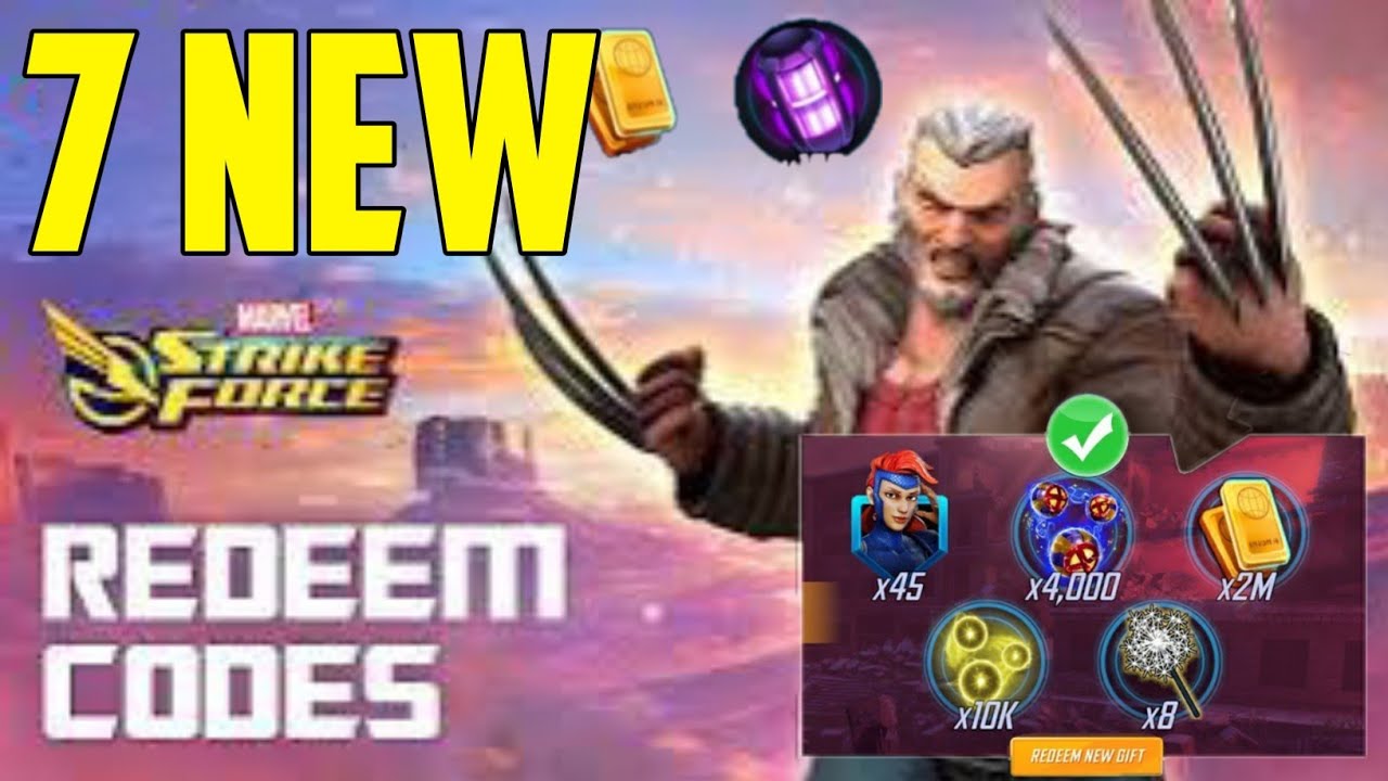 NEW CODES 💥MARVEL STRIKE FORCE CODES 2025 FEBRUARY ! 🆕 HOW TO REDEEM CODES IN MARVEL STRIKE ...