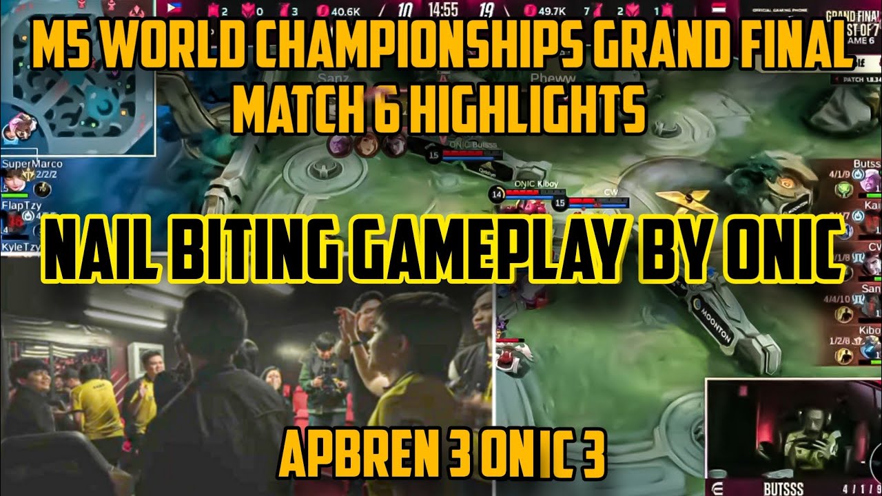APBREN VS ONIC M5 WORLD CHAMPIONSHIPS GRAND FINAL MATCH 6 HIGHLIGHTS # ...