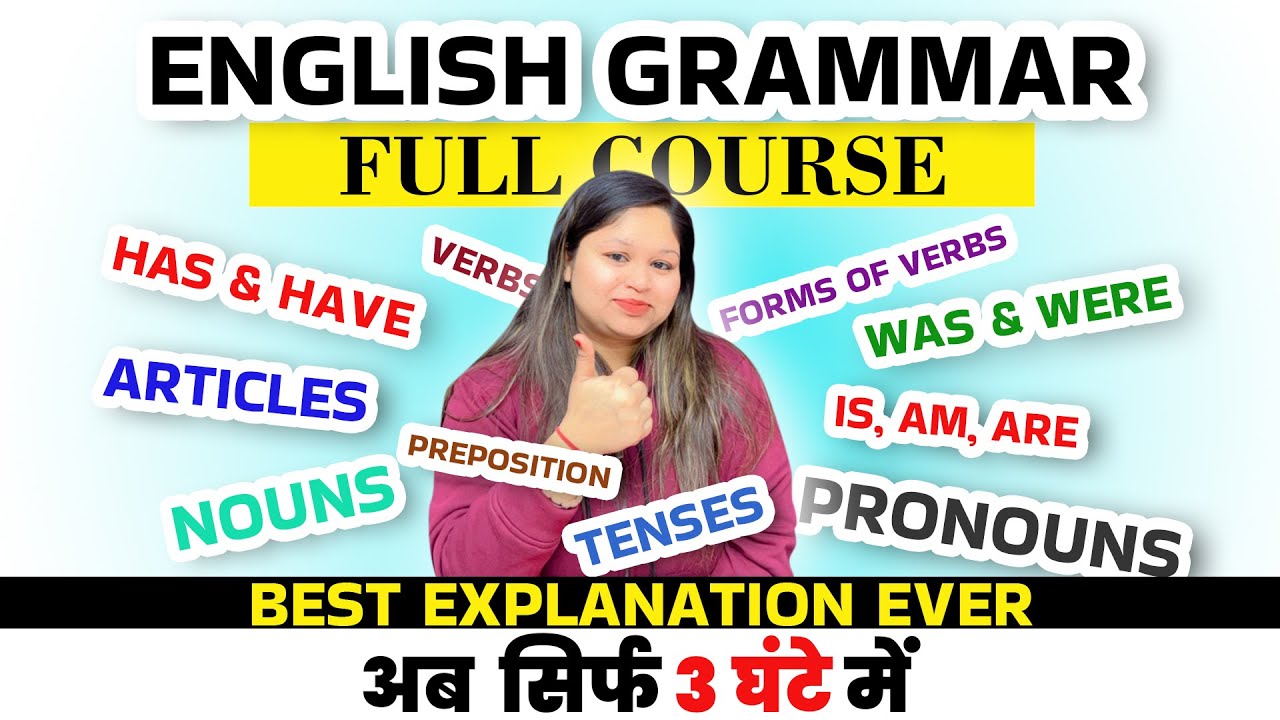 Basics Of English | English Grammar Course | Best Explanation | Tense ...