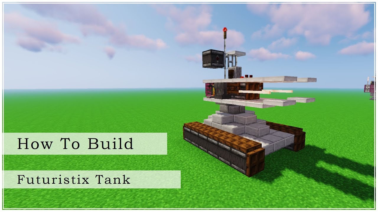 How to Build Minecraft Tank (Minecraft War Builds) - YouTube