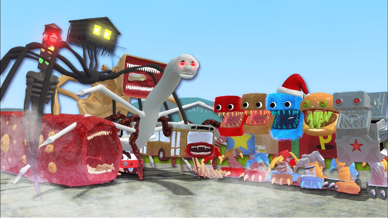 All Monsters Choo Choo Charles Cursed Thomas House Head Siren Head