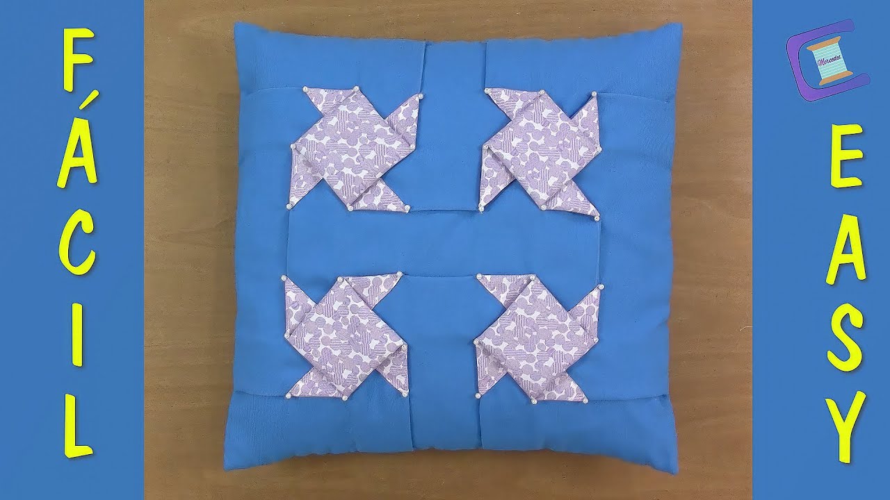 ⭐💙Cojín Drapeado Cuatro Estrellas⭐💙 SMOCKING CUSHION-CAPITONE-FABRIC ...