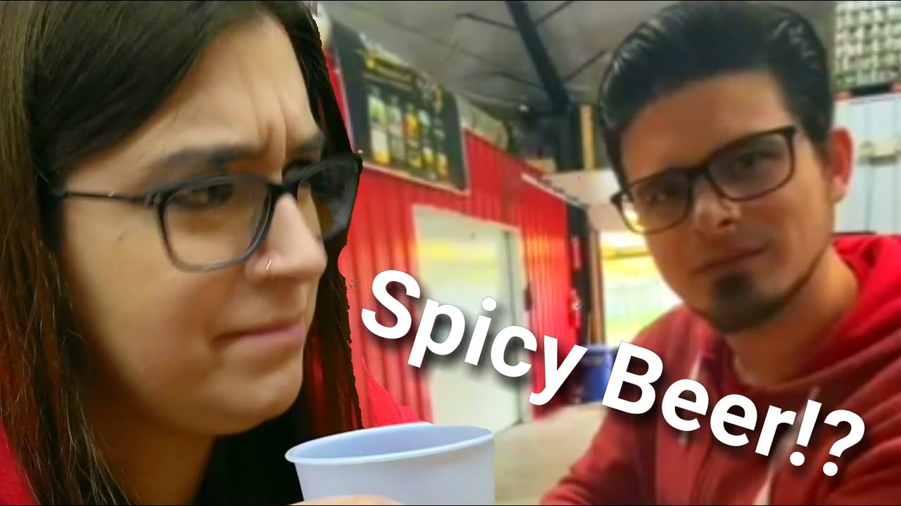 Ross and Claire try Spicy Beer - YouTube