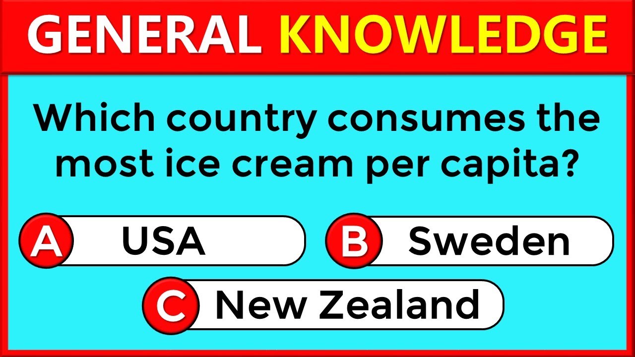 30 General Knowledge Questions! How Good Is Your General Knowledge? # ...