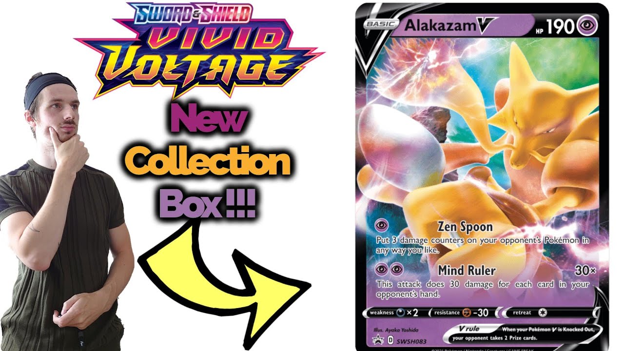 What do you get inside of a Alakazam V Collection box Opening - YouTube