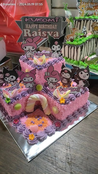 Blackforest karakter loyang 24cmx24cm - YouTube