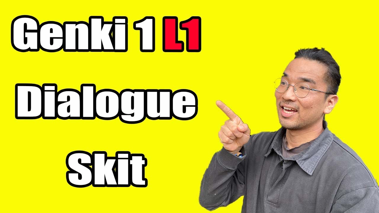 【Genki 1】 Lesson 1 - Dialogue (Skit) - YouTube