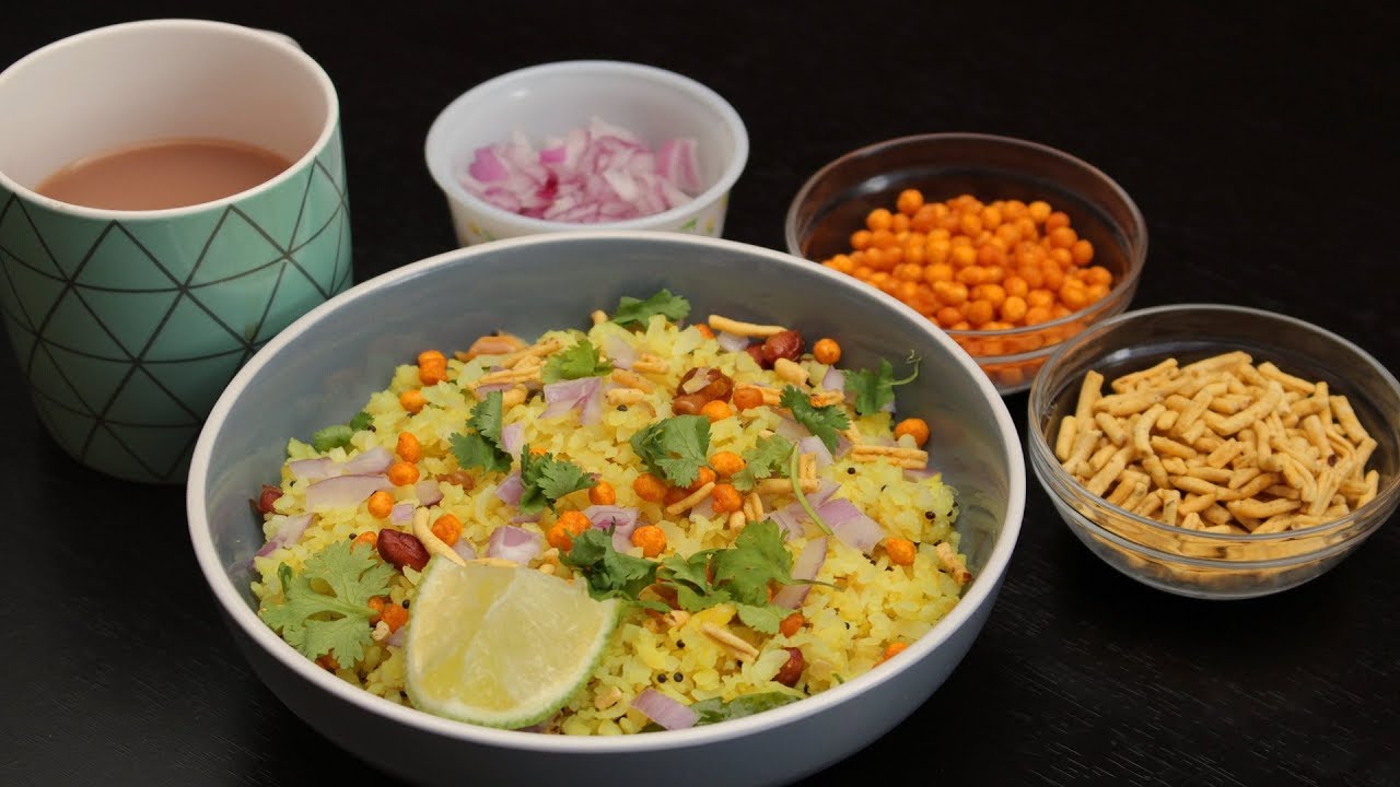 poha indore style | indori poha recipe | how to make indori poha | poha ...
