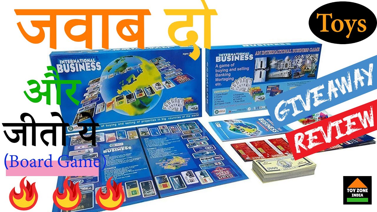 [Review][Giveaway]| Business Board Game😍🔥 | International Board Games ...