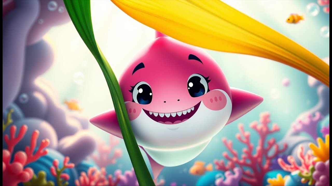 Finger Family Song with Baby Sharks on the Fingers | Fun Kids' Song ...