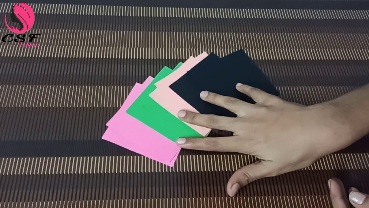paper craft in Telugu| paper craft without glue in Telugu|simple paper ...