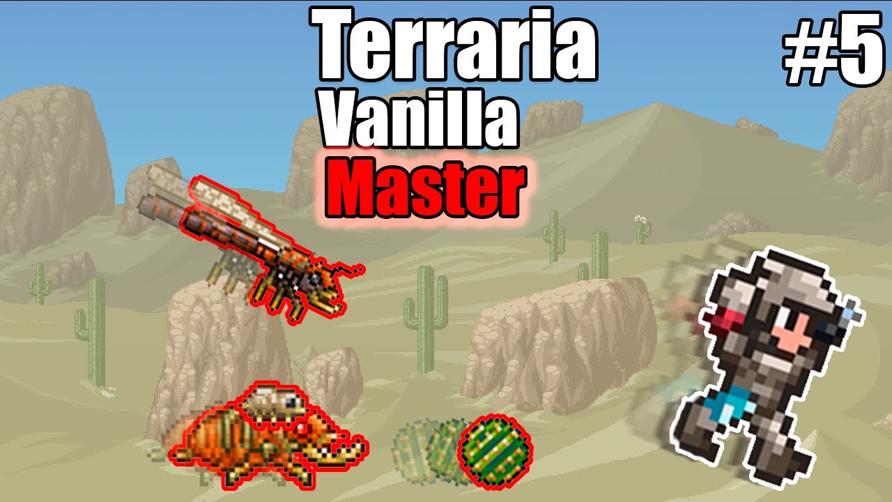 Terraria Vanilla Master #5 - Exploração no Deserto e Muitas Mortes ...
