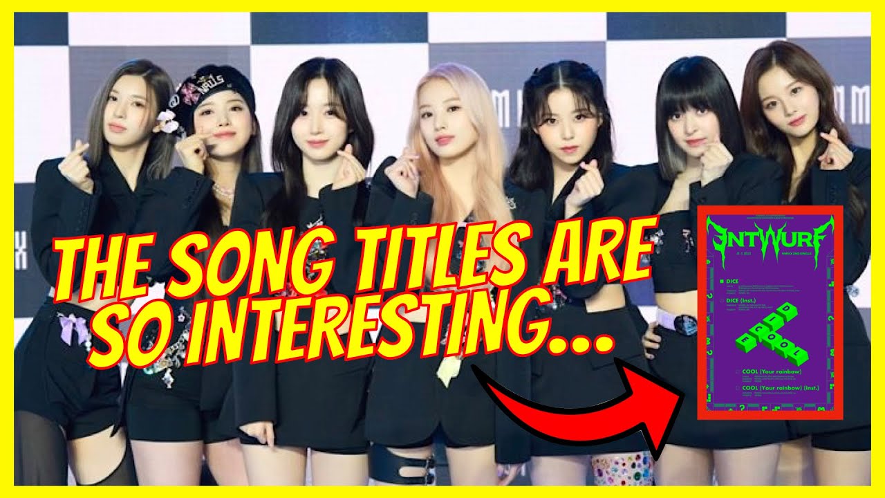 NMIXX TRACKLIST for new single album ENTWURF - YouTube