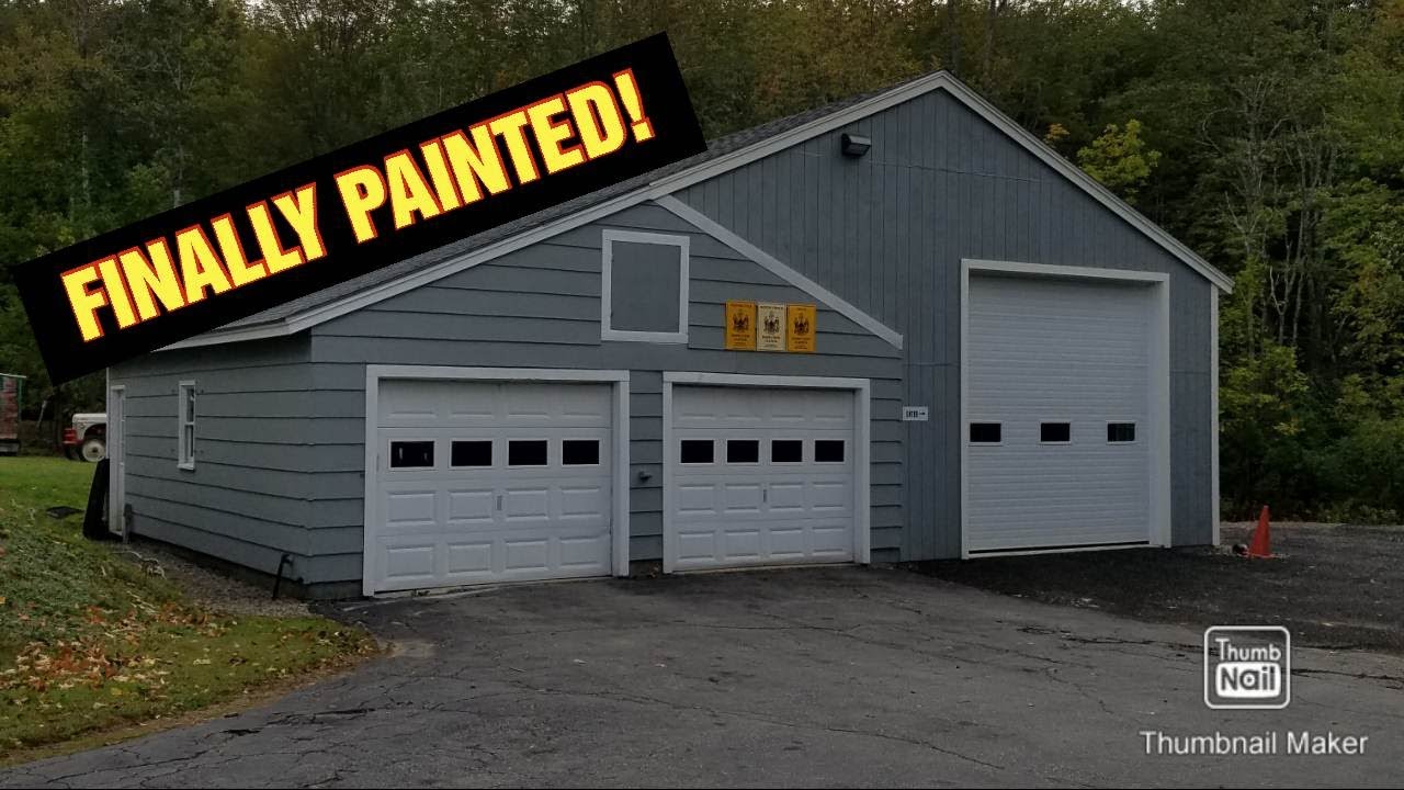 Garage Addition - PAINT! - YouTube