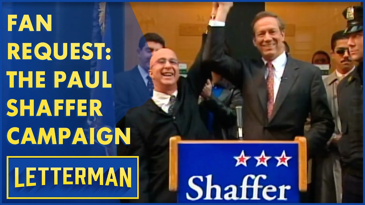 Fan Request: The Paul Shaffer Campaign | Letterman - YouTube