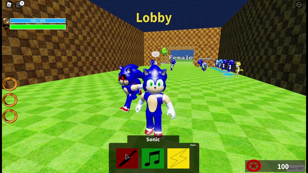 sonic rp modern sonic morph showcase - YouTube