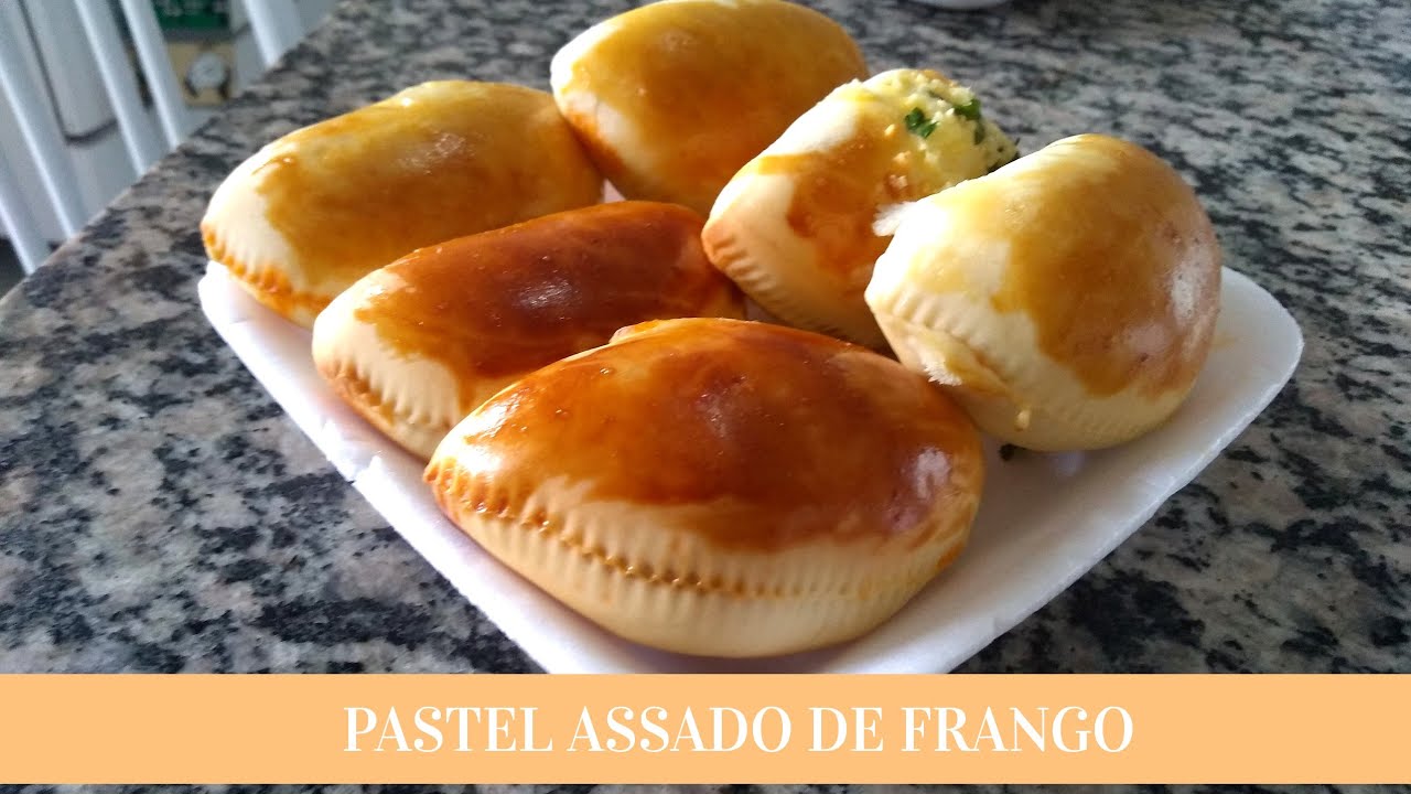 Receita - Pastel Assado de Frango - YouTube