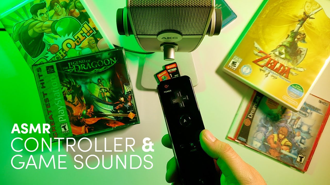ASMR Controller, Game, and Console Sounds - Shaking, Tapping and Button ...