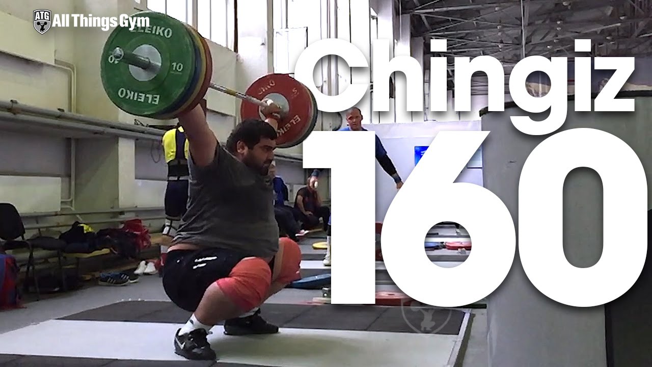 Chingiz Mogushkov 160kg Snatch Double Slow Motion 2016 Russian ...