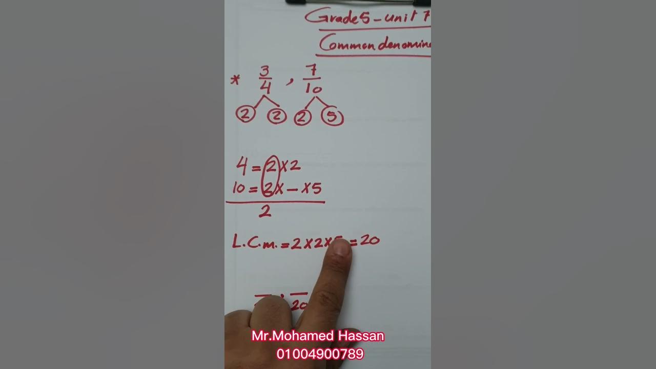 Grade 5 Second Term Unit 7 Common Denominator YouTube grade-5-second-term-unit-7-common-denominator-youtube