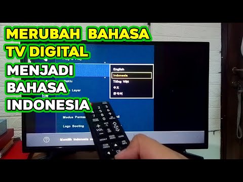 Cara Mengubah Bahasa di TV Digital Menjadi Bahasa Indonesia