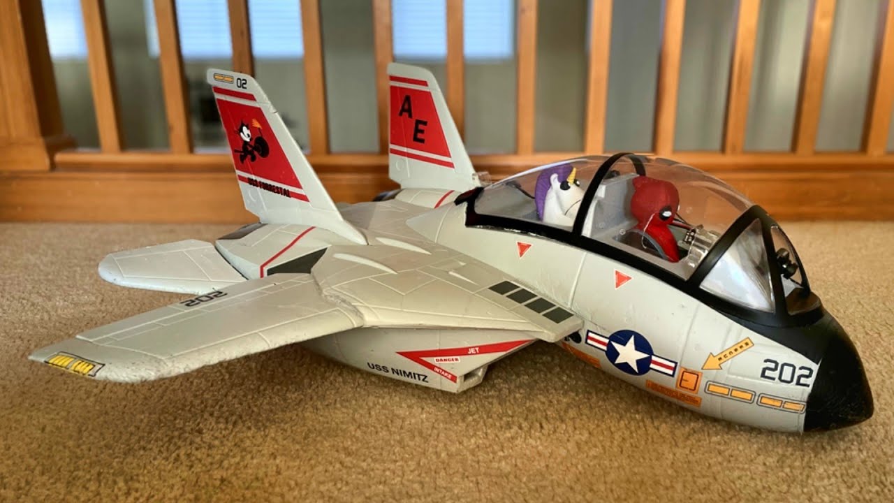 VFA-31 "Tomcatters" Cartoon Tomcat "Felix" FPV Ground Launch (4s Pusher ...