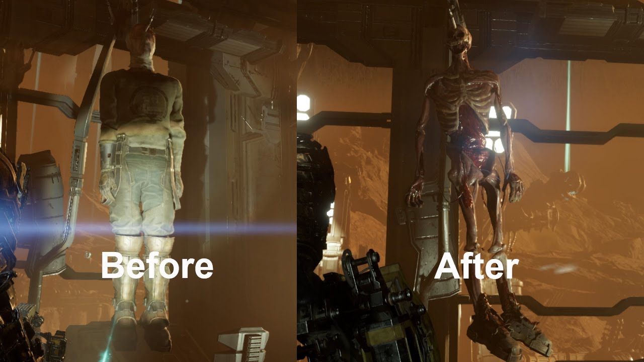 Prototype Stasis Melts Human Clothes And Flesh - Dead Space - YouTube