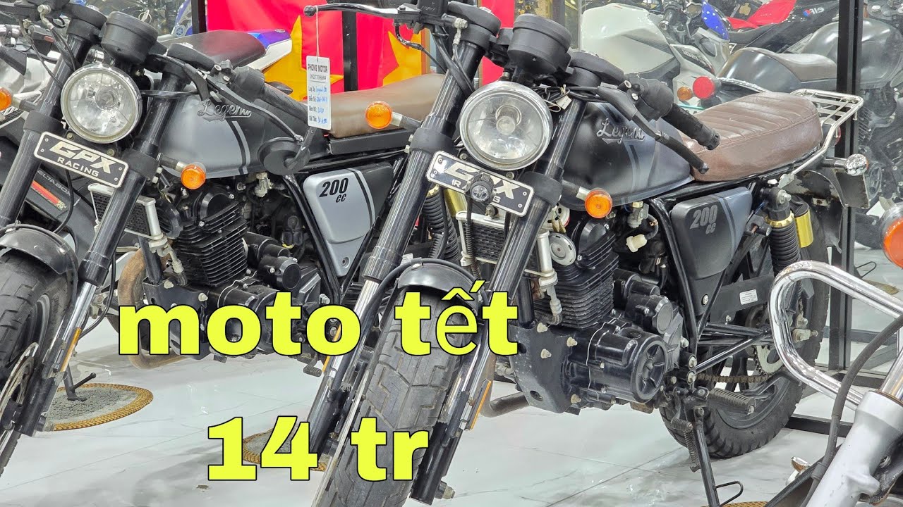 moto 14 Tr xả xe tết đủ loại moto cổ điển bao hồ sơ | Mỹ motor - YouTube