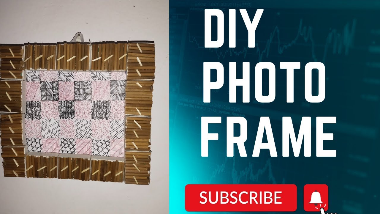 How to Make DIY Beautiful photo frame with matchstick box | Easy Photo ...
