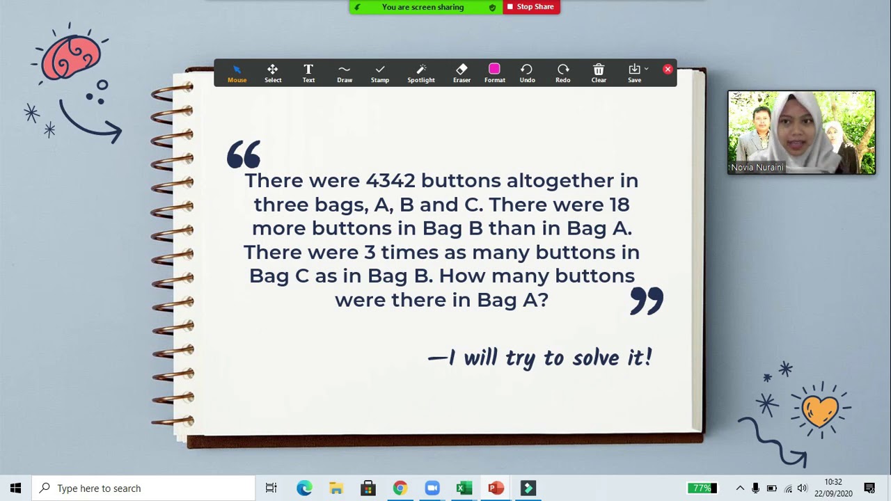 Math Word Problem Grade 5 SLC Example Number 3 - YouTube