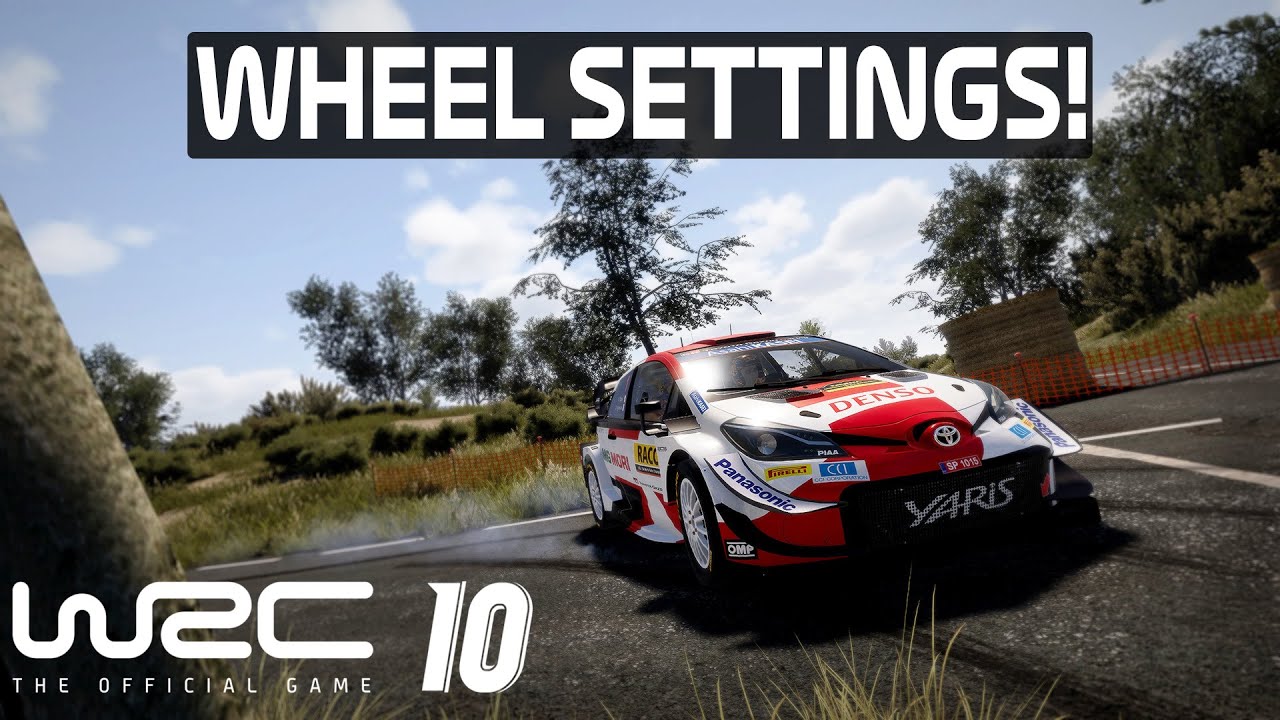 WRC 10 Fanatec Wheel Settings Guide! - YouTube