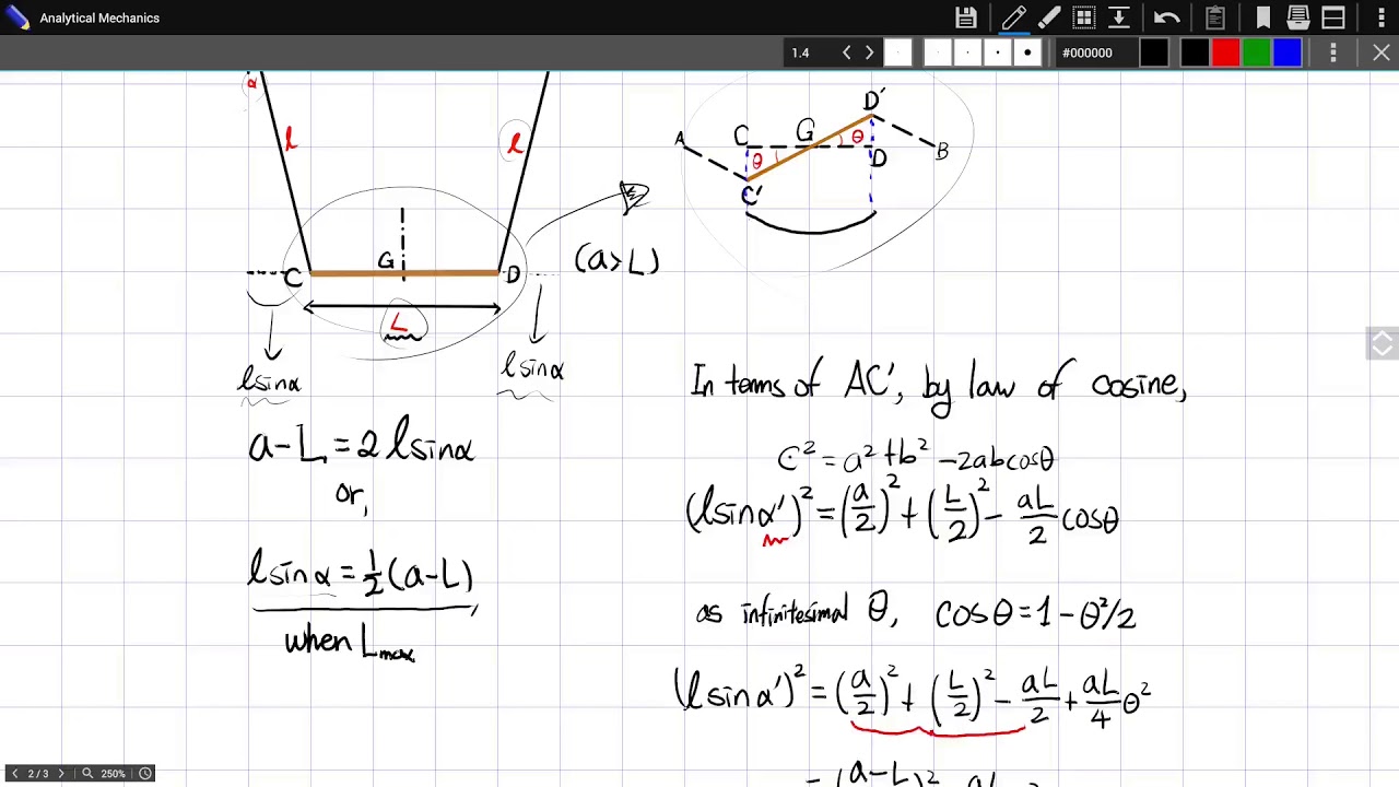 Example 2 Of 2 Examples Of Lagrangian Equation Analytical Mechanics Example 2 Of 2 Examples Of Lagrangian Equation Analytical Mechanics