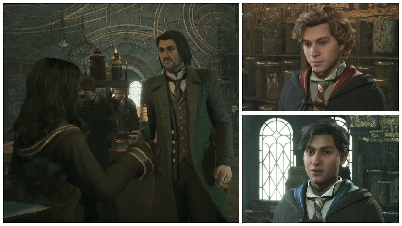 Hogwarts Legacy (PC) - First Potions Class/Meeting Garreth Weasley and ...