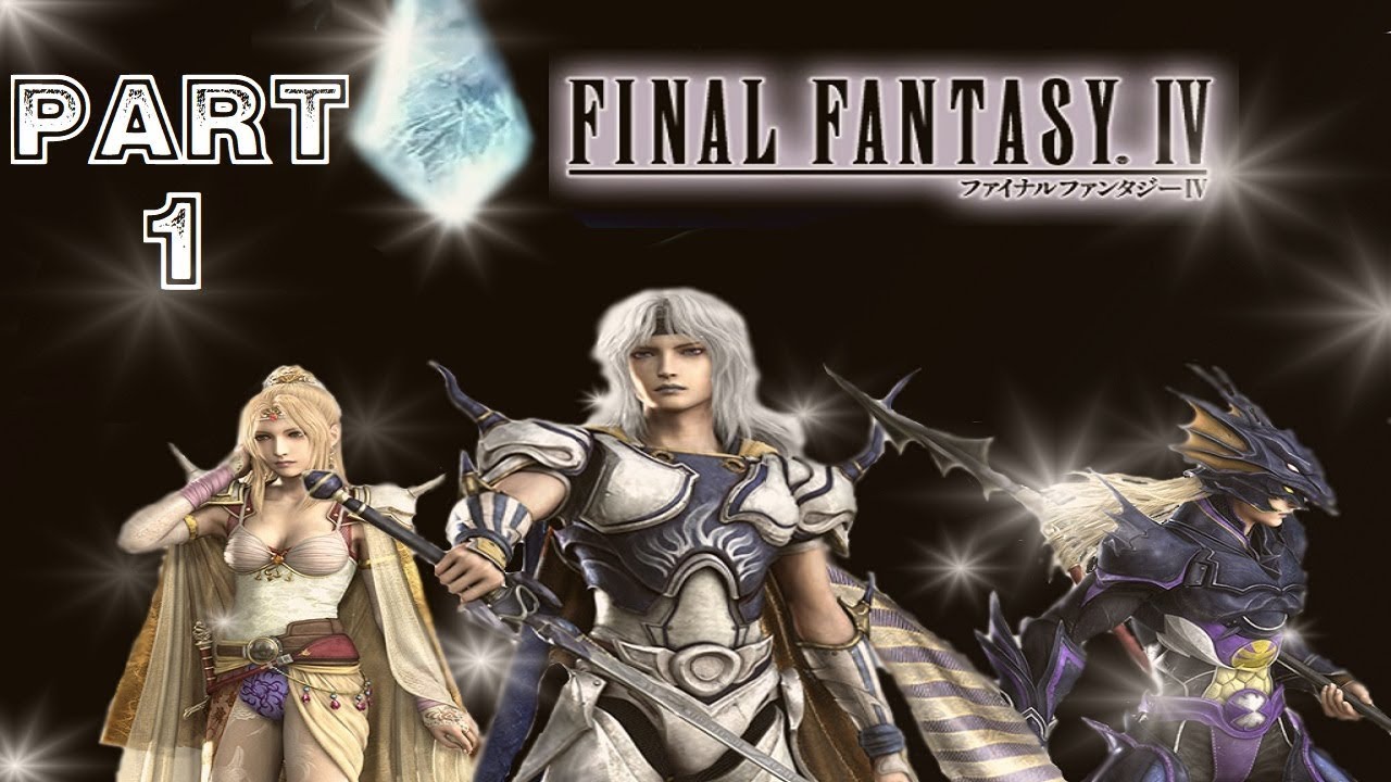 Final Fantasy IV [HD/Blind] PSP Playthrough part 1 (Cecil and Kain ...
