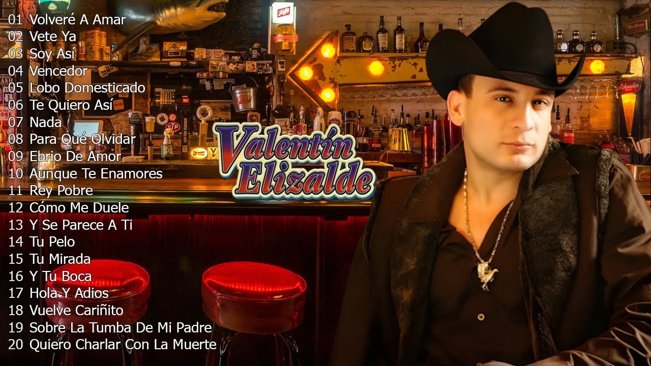 Valentine Elizalde Las Mejores Canciones - Banda Romantica - YouTube