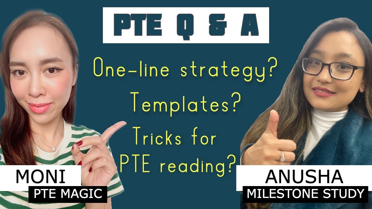 PTE Q&A: One-line strategy in Read Aloud | Reading | Templates (with ...