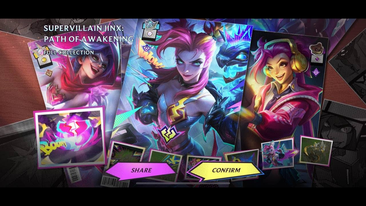 Jinx Ultimate Skin And Full Collection Opening Wild Rift - YouTube