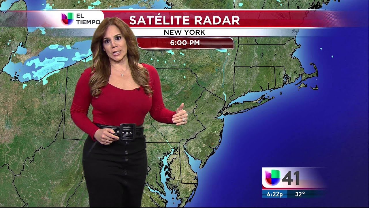Nilda Rosario Beautiful weather lady 01/05/15 - YouTube