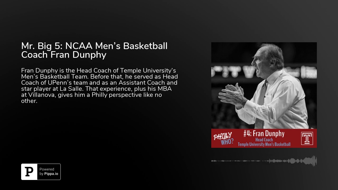 Mr. Big 5: NCAA Men’s Basketball Coach Fran Dunphy - YouTube